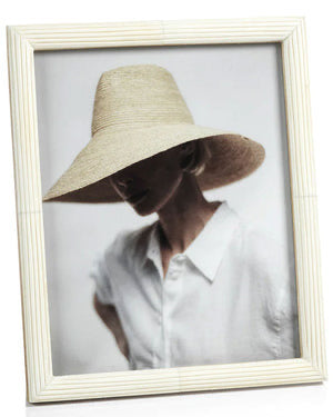 Palomar Etched White Bone Frame