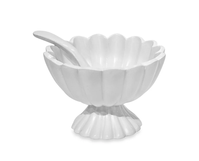 VIDA Vienna Mini Pedestal with Spoon White